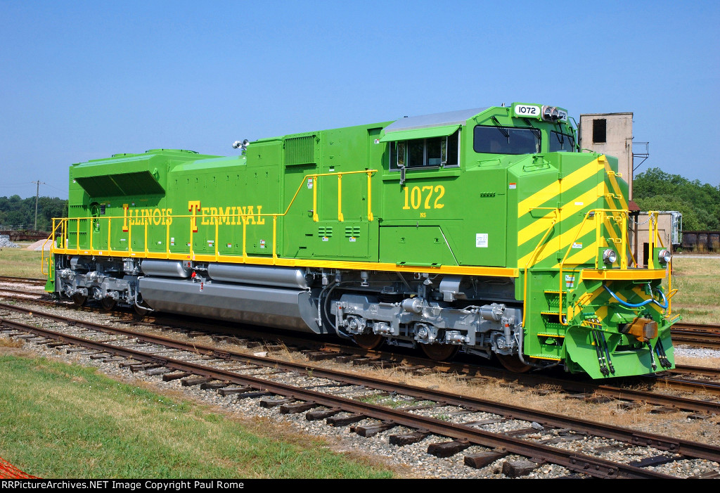 NS 1072, EMD SD70ACe, Illinois Terminal Heritage Unit